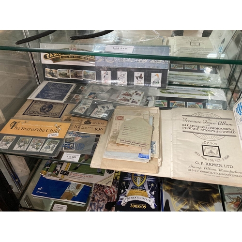 Collection of stamps, first day covers, stamp albums, GPO stamps etc.
