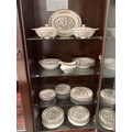 4 shelves of Washington Indian Tree tableware's