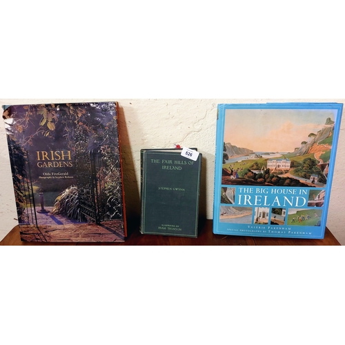 3 Irish Interest Books - "The Big House in Ireland", "Irish Gardens ...