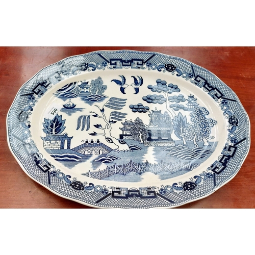Blue Willow Pattern Platter