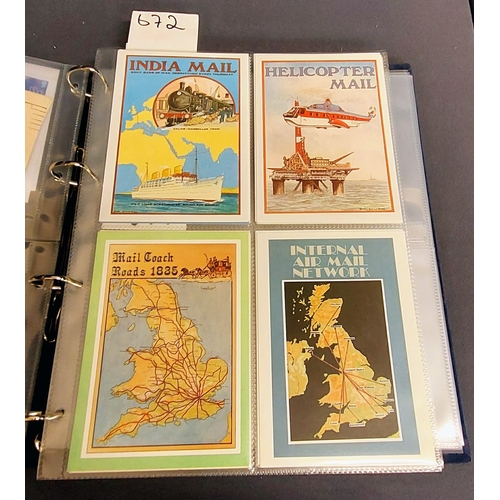 4 Albums of Aviation First Day Covers and Postcards; Airmail etc ...