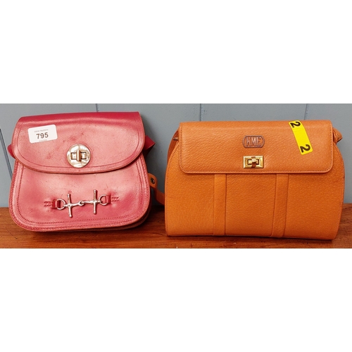 2 Leather Handbags - KME London & Rawlings Bros SFA