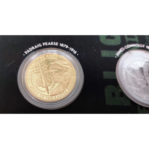 Padraig Pearse Commemorative Coin - 24 ct Gold Layered
