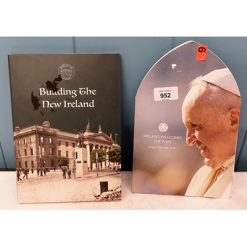 2 Commemorative Coin Packs - Michael Collins 2017 Proof Coin & Ireland ...