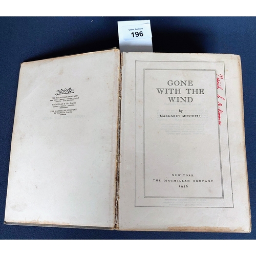 Gone With The Wind by Margaret Mitchell - Macmillan New York 1936