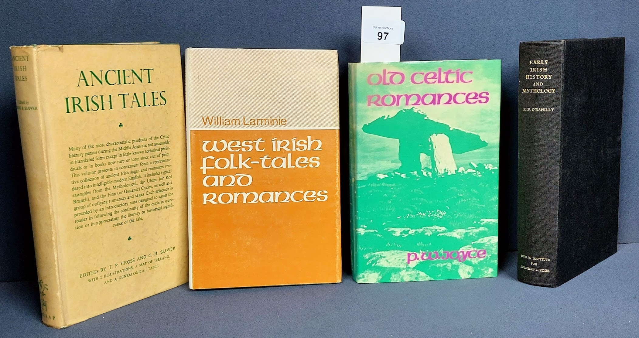 4 x Irish Folklore - inc Ancient Irish Tales ed by TP Cross and CH ...