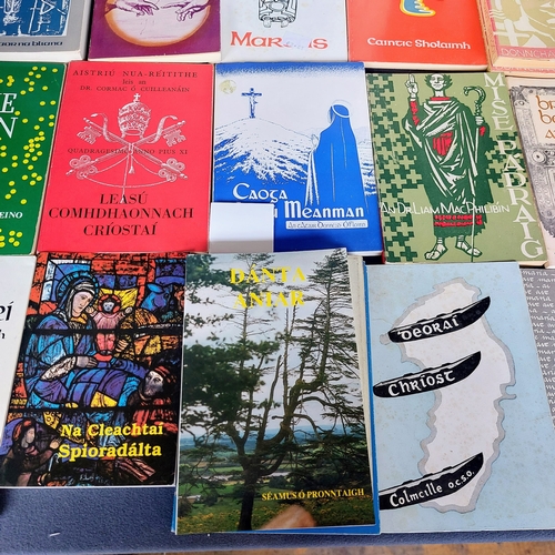 Lot of Modern Religious Books, mostly Irish Language