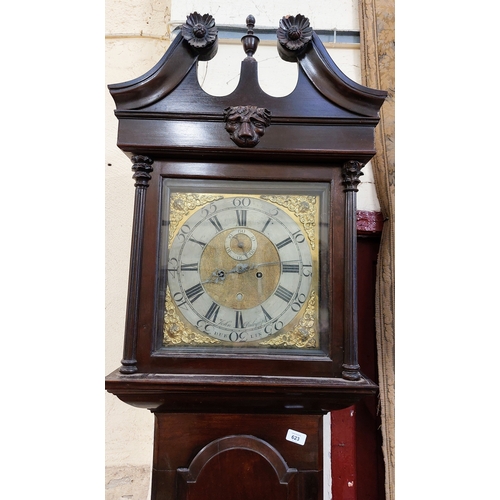 Irish George III Solid Mahogany Longcase Clock - John Dalrymple, Dublin ...