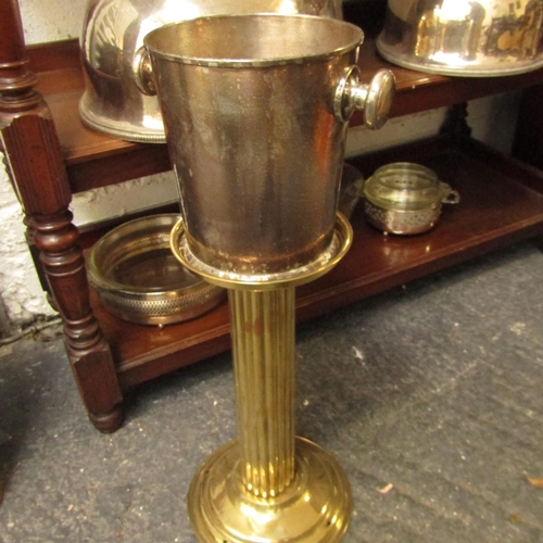 Champagne Ice Bucket with Stand Bucket Approximately 12 Inches High ...