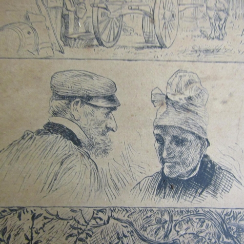William John Hennessy (1839-1917) Various Drawings on Board Dated 1878 ...