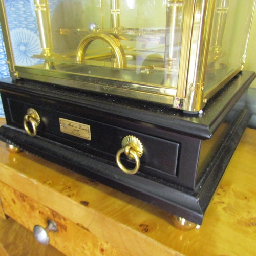 Unusual Congrieve Ball Driven Clock Three Dials Original Glass Case ...