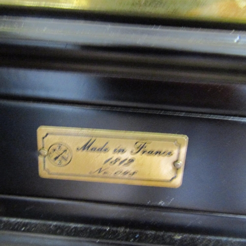 Unusual Congrieve Ball Driven Clock Three Dials Original Glass Case ...