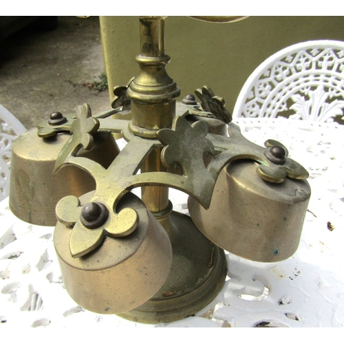 Old Brass Altar Boys Bell with Four Bells Turned and Shaped Carry ...