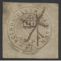India. 1852 Scinde Dawk ½a white with good to large margins, cancelled ...