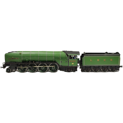 ACE Trains. Unboxed O gauge 2-8-2 Class P2 LNER green No.2001 ...