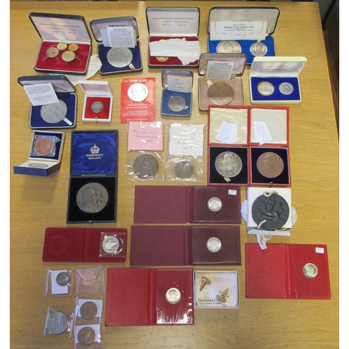 Collection of proof FDC and uncirculated mainly boxed sets/individual ...