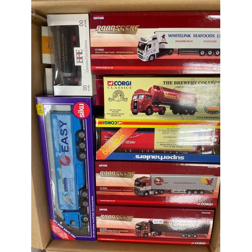Collection of lorries including majority Corgi plus Lledo Vanguards ...