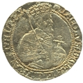 James I. 1615-16 second coinage unite, fifth crowned bust facing right ...