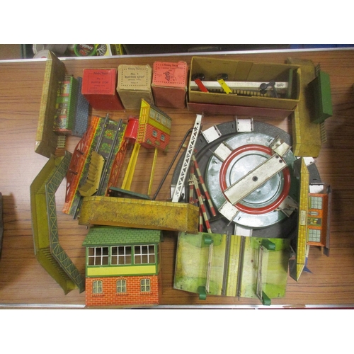 Hornby. Collection of O gauge locomotives, coaches, wagons, buildings ...