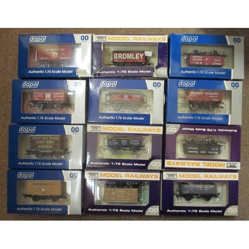 OO gauge collection of mainly Bachmann and Dapol Code 3 wagons, most ...
