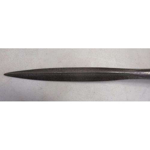 1868 Pattern 12th Lancers cavalry lance, bamboo shaft, 3 bladed lance ...