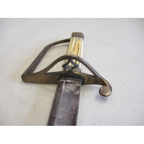 1786 Pattern Infantry Officer's sword (spadroon), plain knucklebow ...