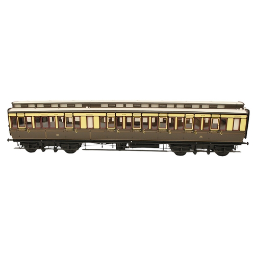 Lee Marsh Model Co. O gauge GWR Third Class No.3133 chocolate/cream ...