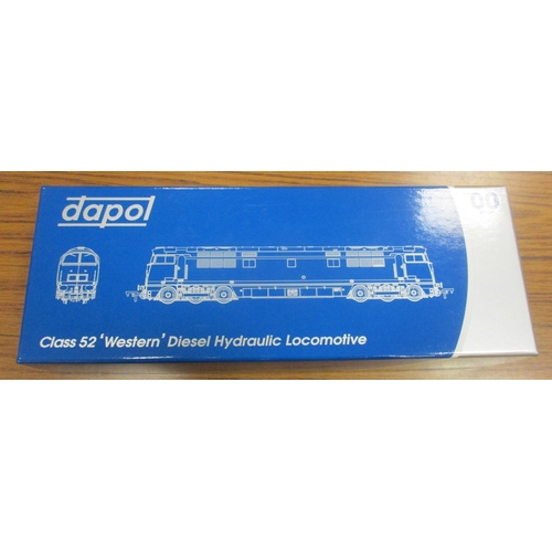 Dapol. OO gauge 4D-003-020 Class 52 Western Trooper Co-Co D1033 BR blue ...