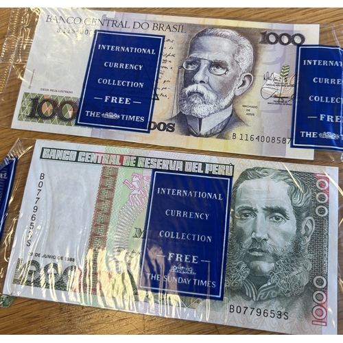Collection of banknotes and postal orders, generally excellent with ...
