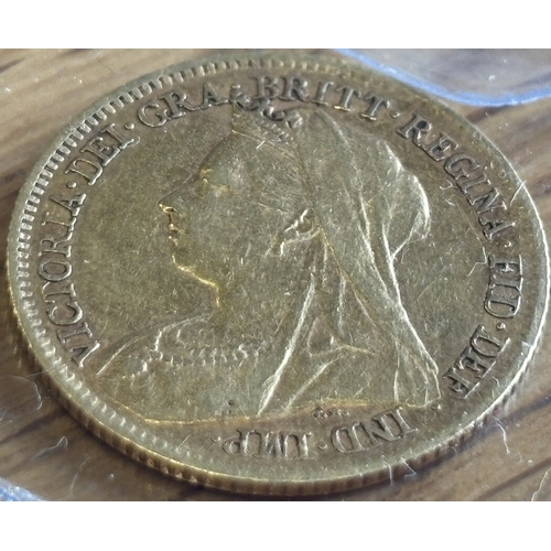 Investment Gold Lot - Documents Required. 1899 half sovereign very fine ...