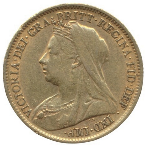 Investment Gold lot - documents required. 1899 half sovereign fine. (Y)