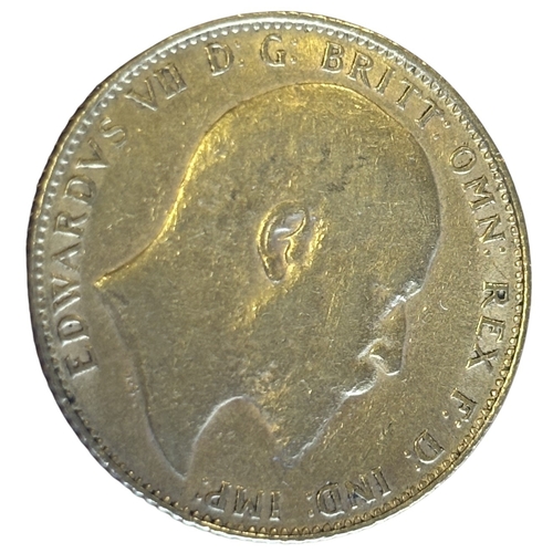 Investment Gold Lot - Documents Required. 1909 sovereign fine. (Y)
