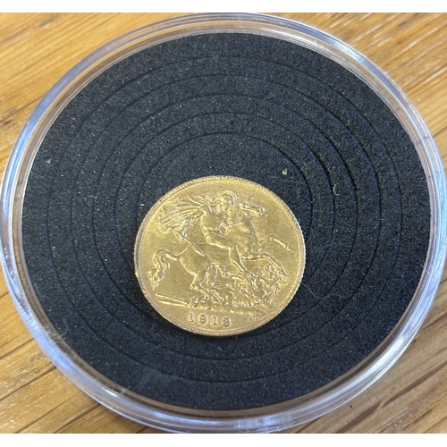 Investment Gold Lot - Documents Required. 1913 half sovereign extremely ...