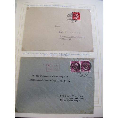 Germany. Allied Occupations. Interesting coln of 1945 occupation covers ...