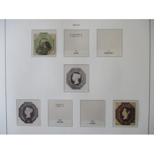 QV M/U coln in a Kabe binder, incl 1840 1d blacks U (x11, varied ...