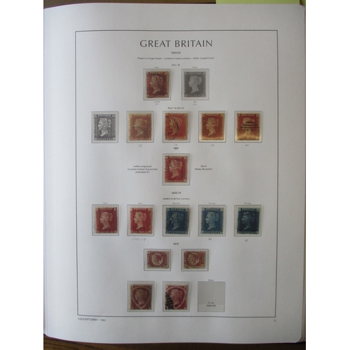 QV M/U coln in a Kabe binder, incl 1840 1d blacks U (x11, varied ...