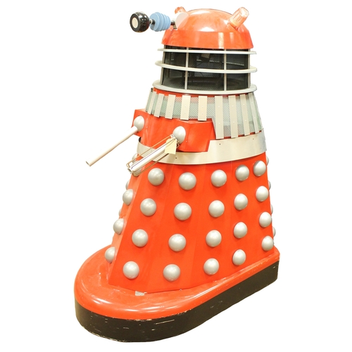 Doctor Who. Hand built Dalek in 4 parts, red/silver/black, H170cm X ...
