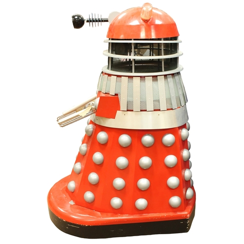 Doctor Who. Hand built Dalek in 4 parts, red/silver/black, H170cm X ...