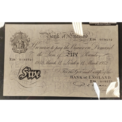 Collection of English banknotes generally very fine to extremely fine ...