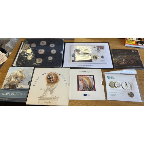 Collection in plastic wallets and loose, including £2 (46), £1 (13 ...