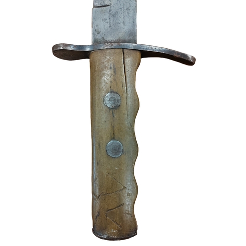 Italian MVSN dagger light pitting to blade, wooden handle with 1 inch ...