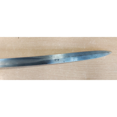 M1860 Italian sabre with metal scabbard, light pitting to blade ...