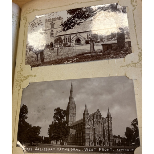 Misc. coln. of vintage and modern cards in 6 albums, incl. ranges of ...