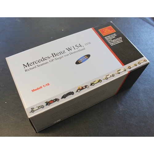 CMC. M-098 1/18 scale Mercedes-Benz W154 1938, mint in near mint box. (½B)
