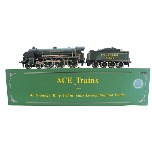 ACE Trains. O gauge King Arthur Class 4-6-0 SR 448 'Sir Tristram' lined ...