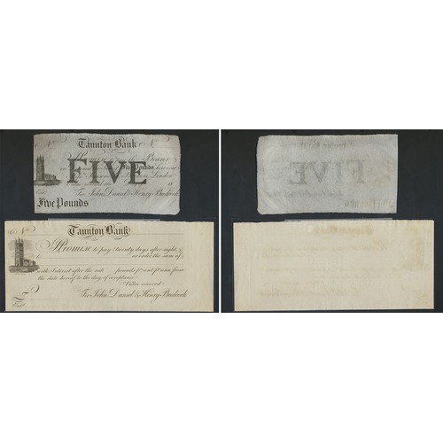 Range of local banknotes, with Newcastle upon Tyne Joint Stock Banking ...