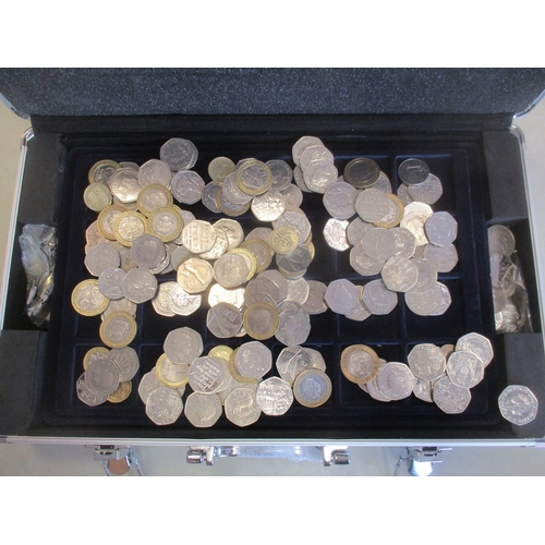 Large collection of £2s, £1s, 50ps etc from circulation in Lighthouse ...