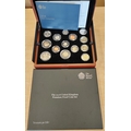 Collection with Royal Mint 2018 premium proof coin set, boxed silver ...