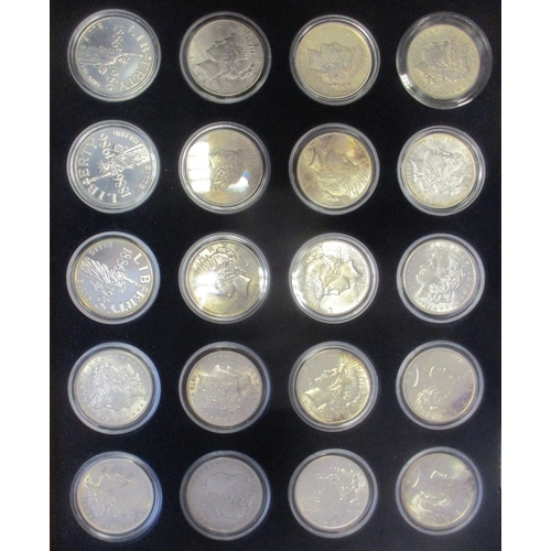 USA. Range of silver $1s, generally near very fine to good very fine ...