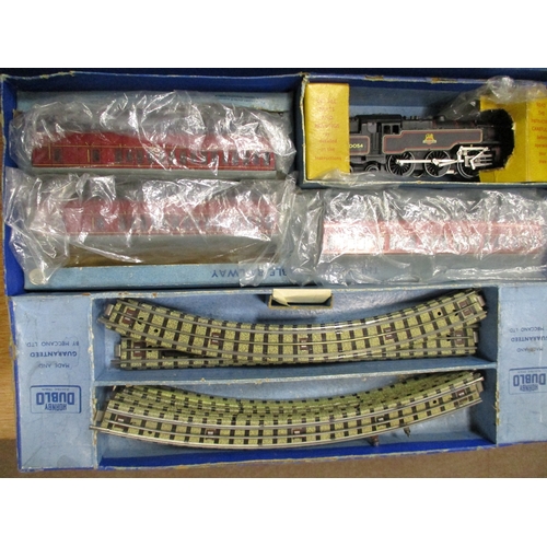 Hornby Dublo. Collection with sets including 2-6-4 80054 black tank in ...